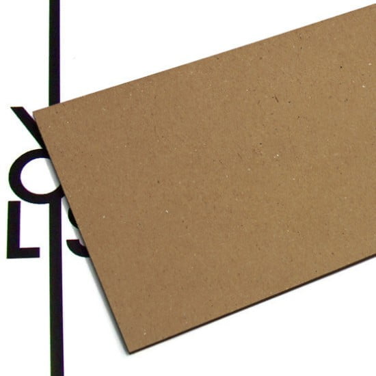 Cartone microonda avana in fogli